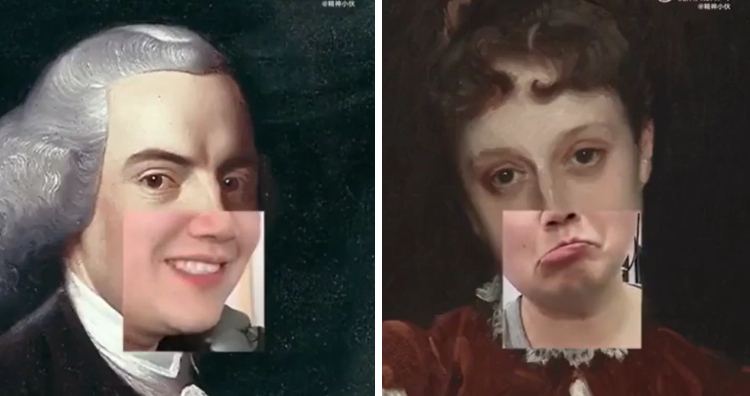 Watch How A Simple Smile Brings Classic Art Portraits To Life. – We Laugh
